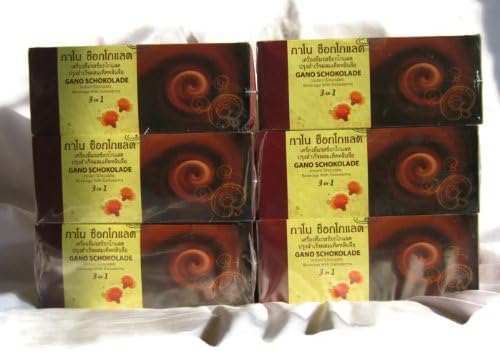 Amazon.com: Chocolate with Ganoderma Lucidum Healthy 1 pack of 6 boxes ...