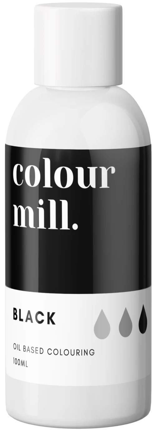 Amazon.com : Colour Mill Oil-Based Food Coloring, 100 Milliliters Black ...