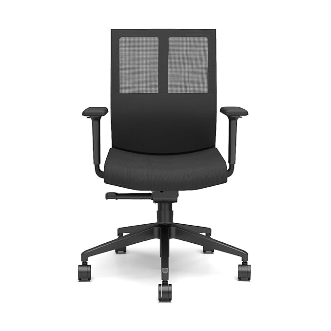 GODREJ INTERIO Cross Half Mesh Full Back Ergonomic Office Chair for ...