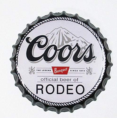 2BUT Coors Rodeo Decorative Bottle Caps Metal Tin Signs Cafe Beer Bar ...