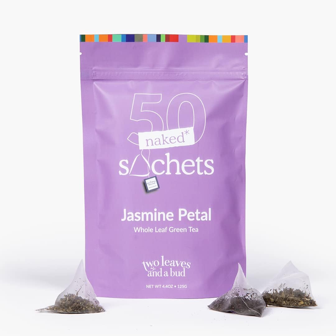 Amazon.com : Two Leaves and a Bud Jasmine Green Tea Bags, 15 Count ...