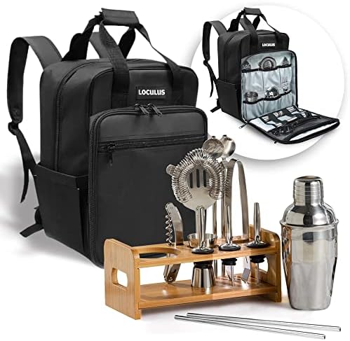 Amazon.com: Bartender Bag Only - Travel Bar Backpack - Organize Your ...