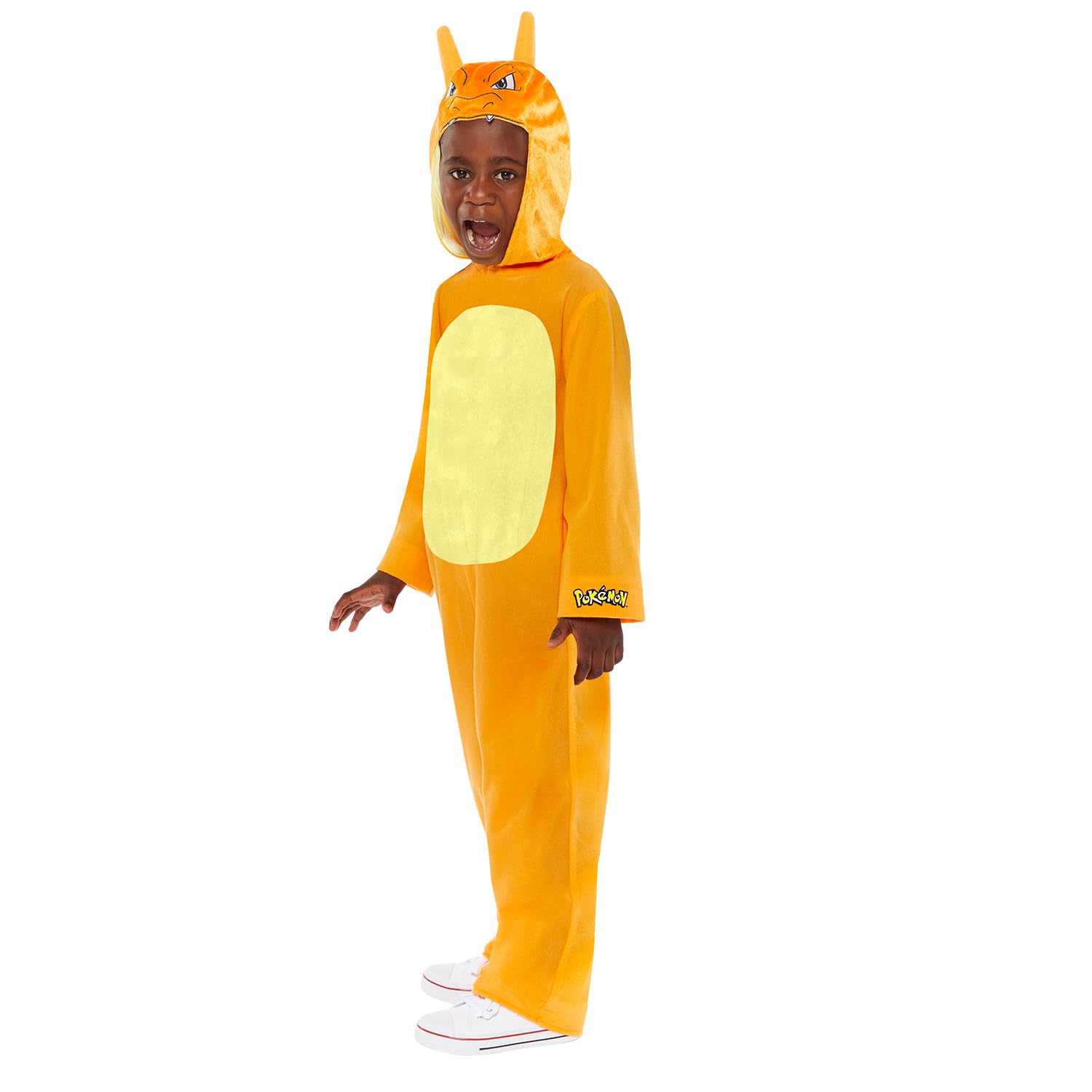 amscan 9918506 – Unisex Kids Official Pokmon Charizard Hooded Jumpsuit ...