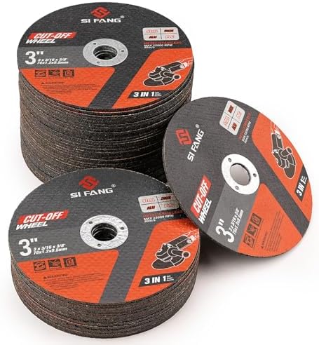 Amazon.com: 3 Inch 40 Grit Metal Cut-off Wheel 3/8" Arbor; 10 Pack ...