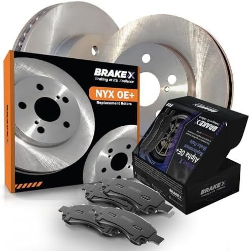 Amazon.com: Brake X Front Brake Pads and Rotors Kit replacement for ...
