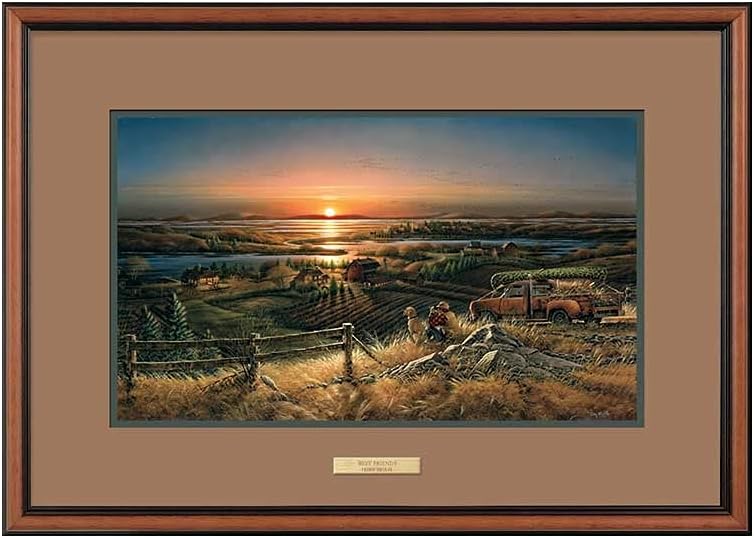 Amazon.com: Wild Wings Morning Solitude Framed Encore Print by Terry ...