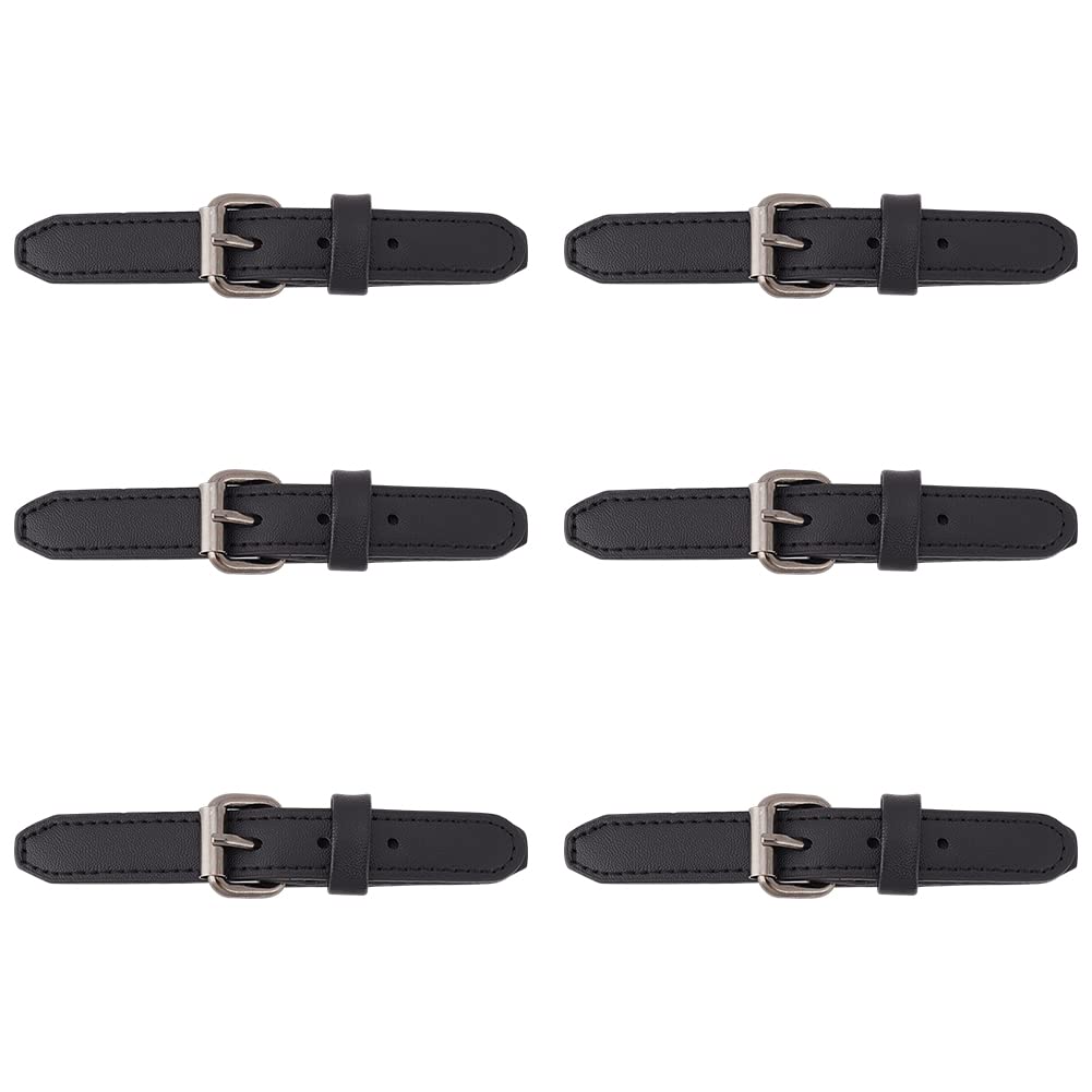 Amazon.com: FINGERINSPIRE 6 Pairs Leather Sew-On Toggles Closures Black ...