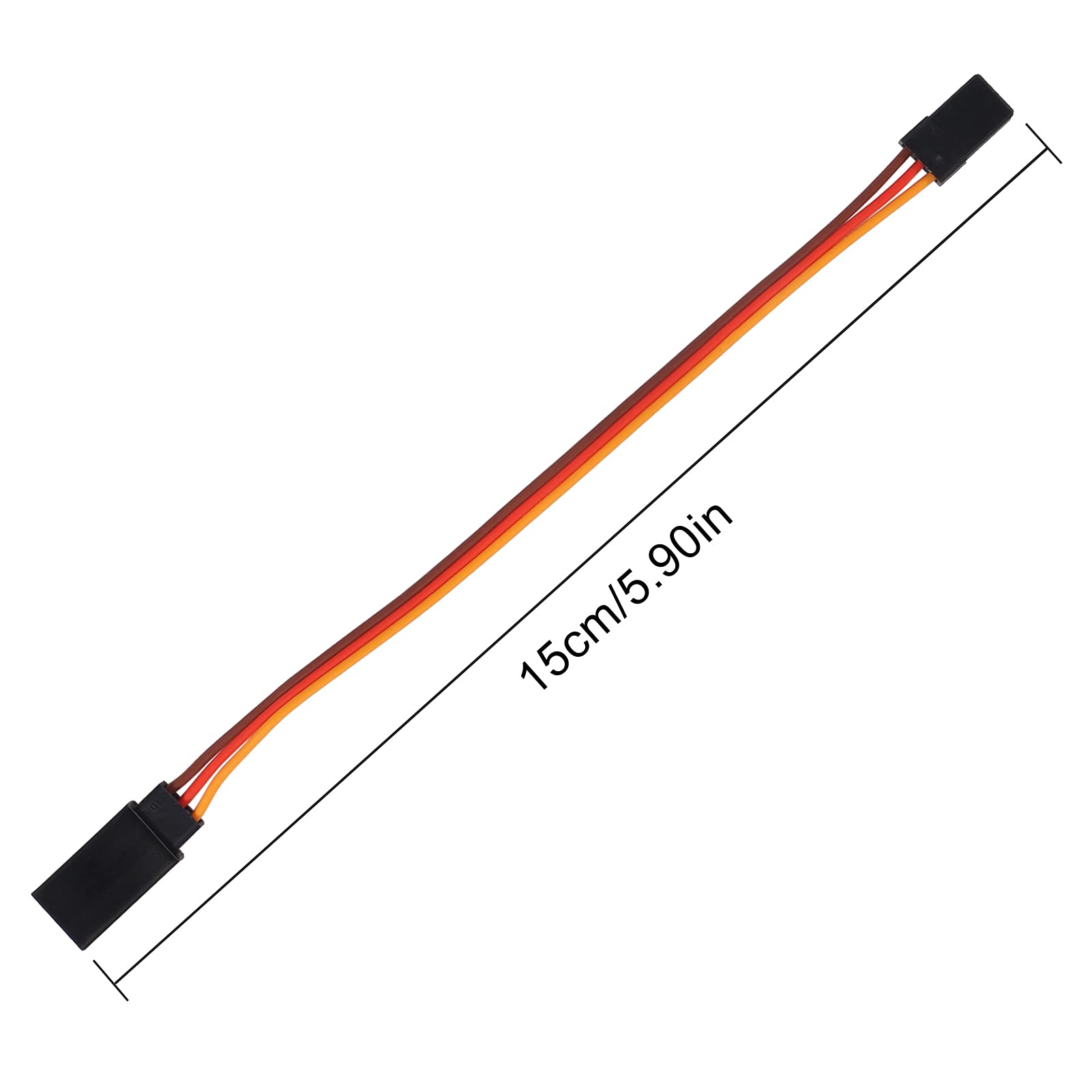 Snapklik.com : ACEIRMC 10pcs 3-Pin Servo Extension Cable Cord Female To ...
