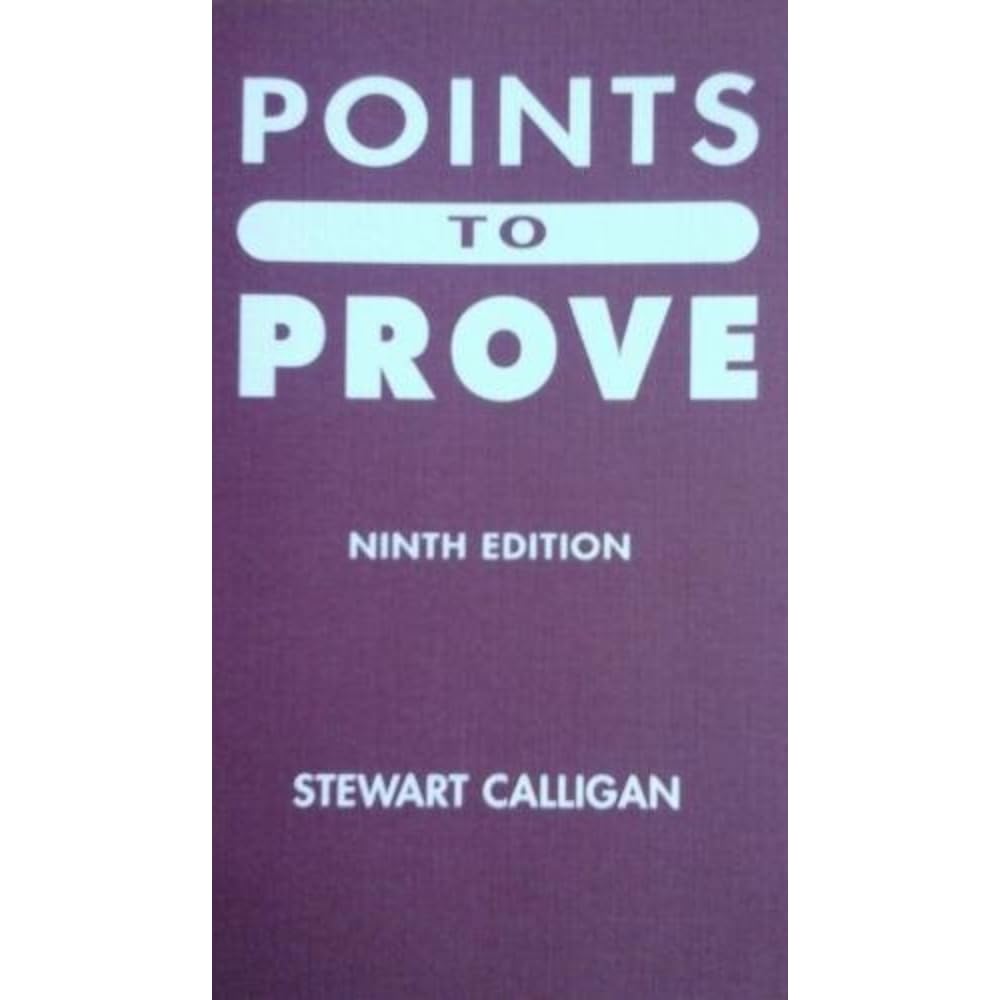 Points to Prove: Amazon.co.uk: Calligan, Stewart: 9781903639245: Books