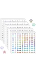 Amazon.com: Small Number Stickers 1-100, Tiny Vinyl Numbered Stickers ...