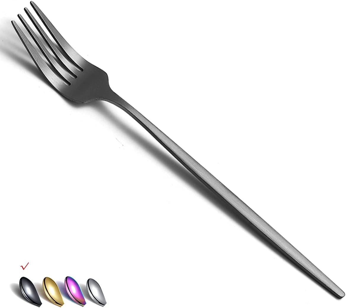 Amazon.com: 5pcs Long-handled Korean Stainless Steel Fork : Home & Kitchen