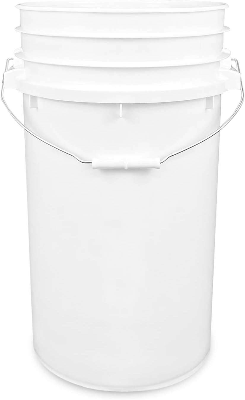 Amazon.com: Letica 7 Gallon HDPE Bucket, White : Health & Household