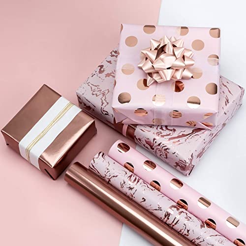 Snapklik.com : MAYPLUSS Wrapping Paper Roll - Mini Roll - 17 Inch X 120 ...