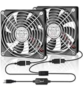 Amazon.com: WDERAIR 120mm x 25mm Small IP67 Waterproof Computer Cooling ...