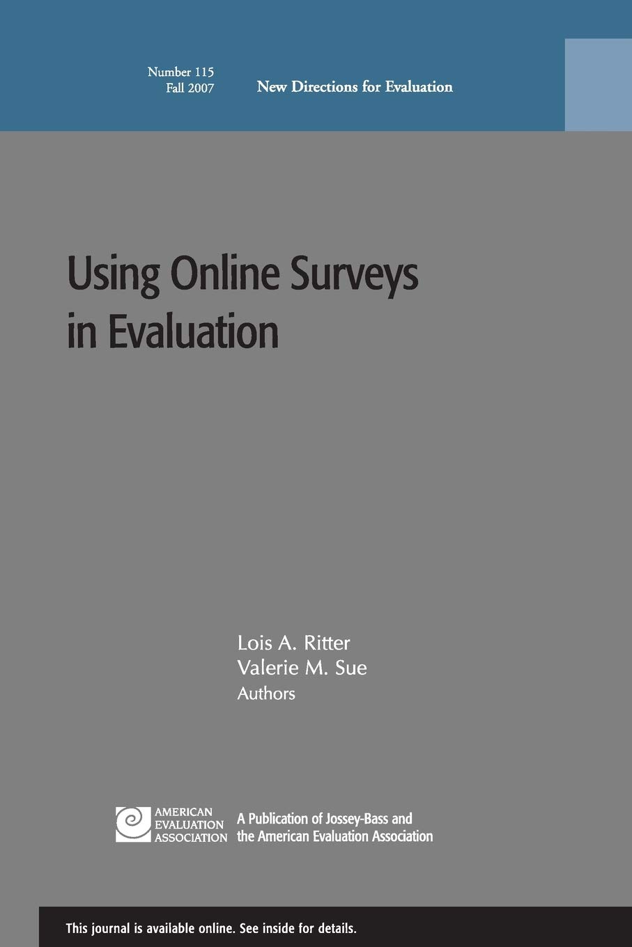 Amazon | Use Online Surveys in Eval 115 | Ritter, Lois A ...