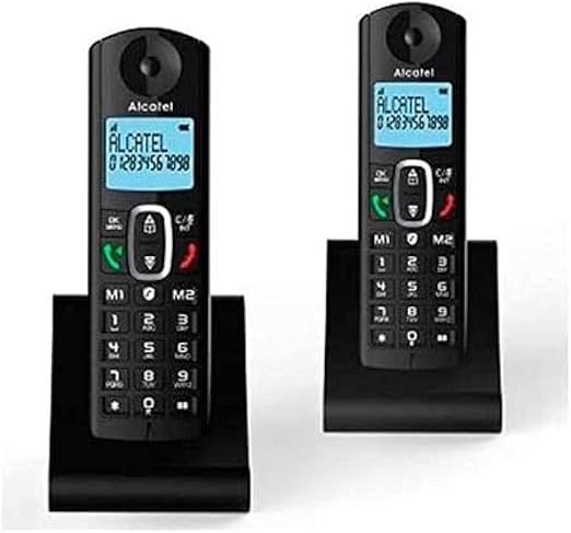 Alcatel DEC F685 Duo Téléphone Noir : Alcatel: Amazon.fr: High-Tech