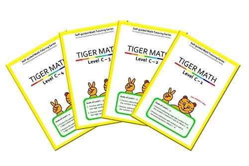 Tiger Math Level C set for Grade 2 (Self-guided Math Tutoring Series ...