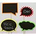 Amazon.com: Chalk Board Speech Bubbles. Set of 4. on Sticks Vibrant ...
