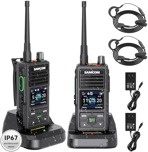 Amazon.com: SAMCOM DMR Digital Analog Two Way Radios Walkie Talkies ...