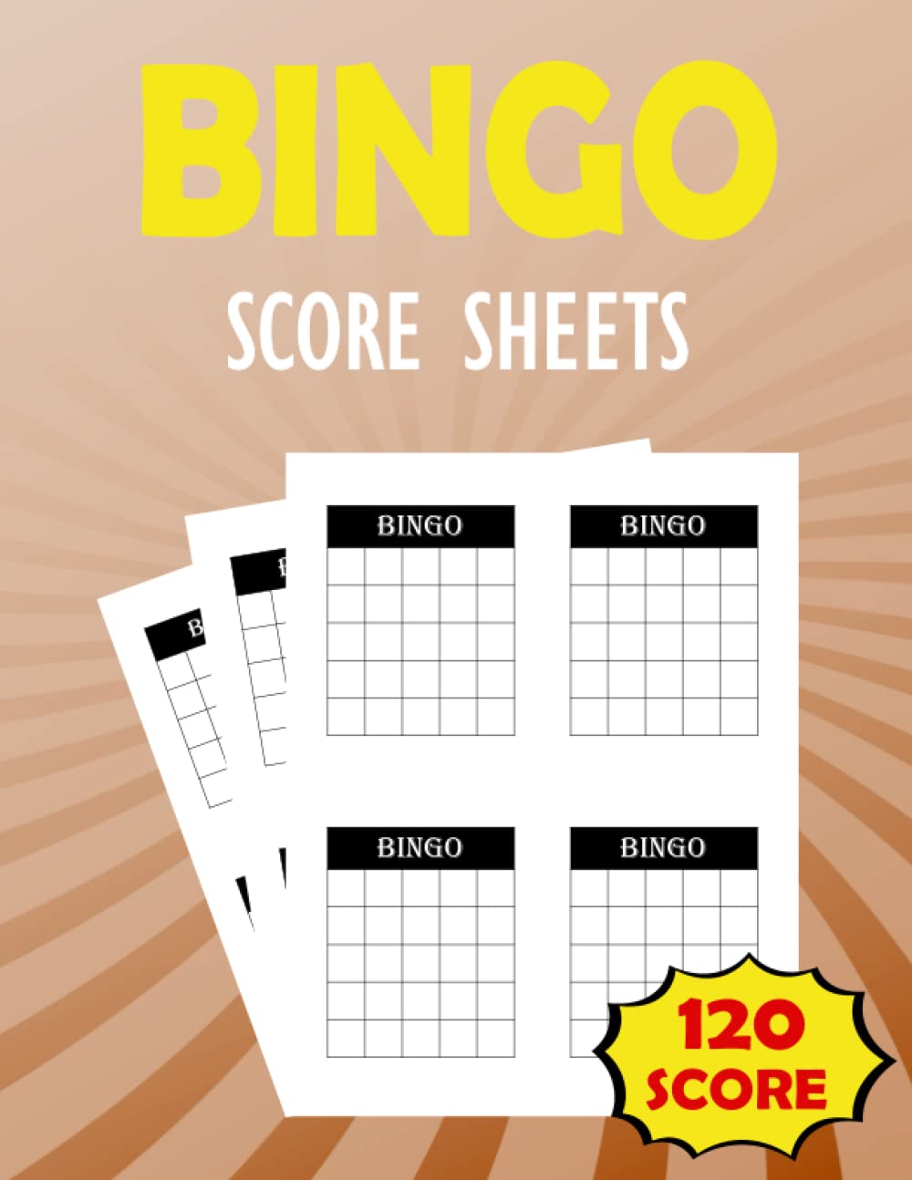 Bingo Score Sheets Blank Bingo Cards Bingo Paper Cards Sheets ...