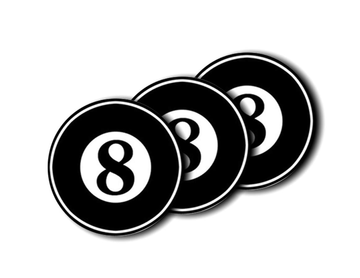 Amazon.com: 8 Ball | Premium Quality Stickers | 100% PVC - Waterproof ...