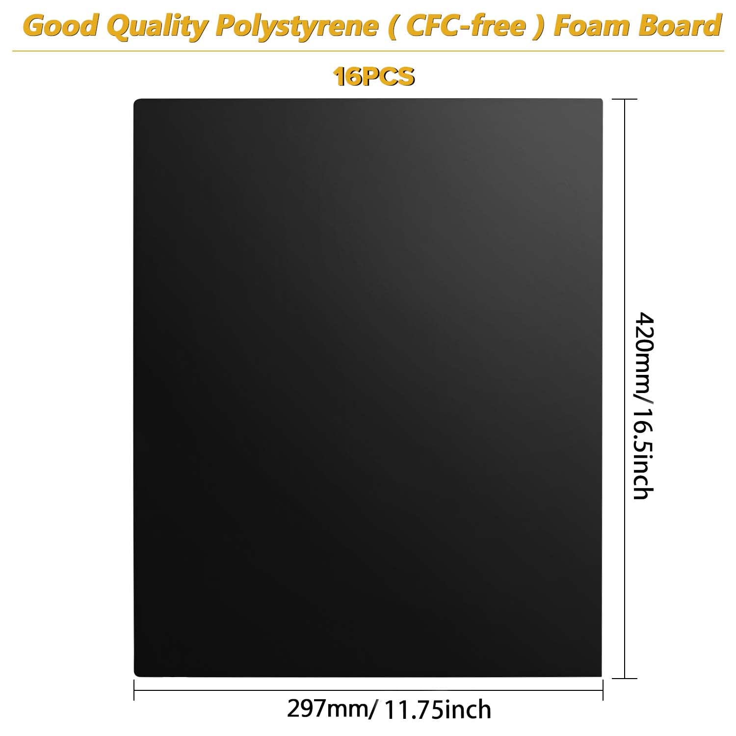 Foam Board Sheets White Foam Board – 10 Sheets A2 Size, 5mm Thick For ...