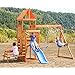 Amazon.com: Dolphin Playground Wooden Swing Sets for Backyard with 2 in 1 Outdoor Table, Outdoor ...