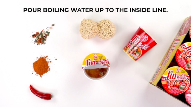 Watch Cooking directions [Ottogi] Jin Ramen Spicy Cup Noodles on Amazon ...