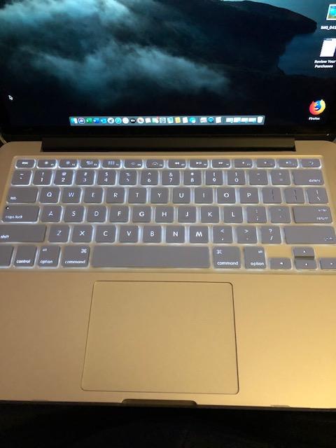 Amazon.com: Backlit See Through Silicone Keyboard Cover Skin Compatible ...