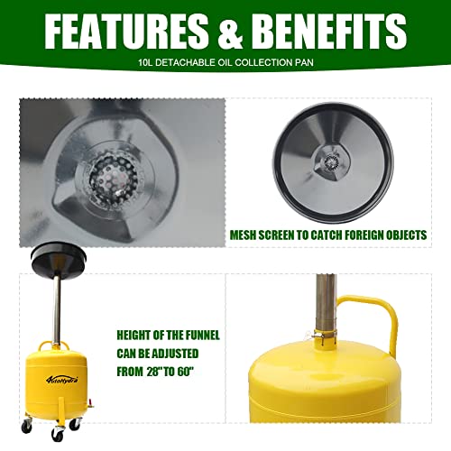 Snapklik.com : DMC-FPPS 10 Gallon Waste Oil Drain Tank Extractor ...