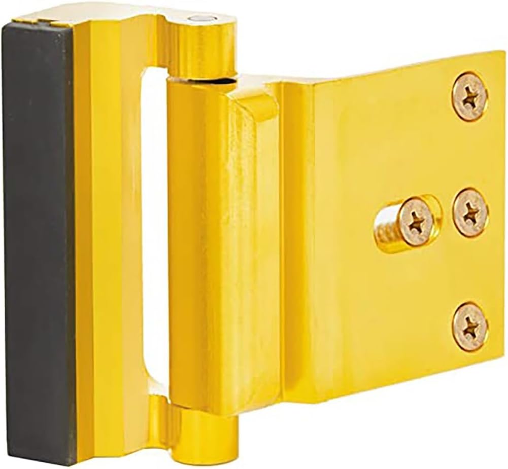 Aluminum Home Reinforced Door Locker Security Locks (Color : Gold ...