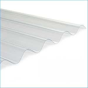 Clear Roofing Panels 3mm Clear Polycarbonate Roof Panels UV Protection ...