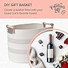Amazon.com: RGI Home Textured Linen and Fabric Rope Storage Baskets ...