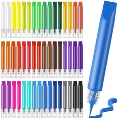 Amazon.com: HBorna 24 Pcs Suncatcher Paint Pens for Kids Stained Glass ...