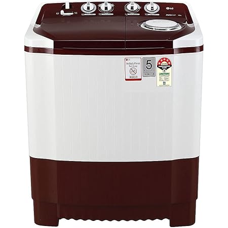 LG 7 Kg 5 Star Semi-Automatic Top Loading Washing Machine (P7010NBAZ ...