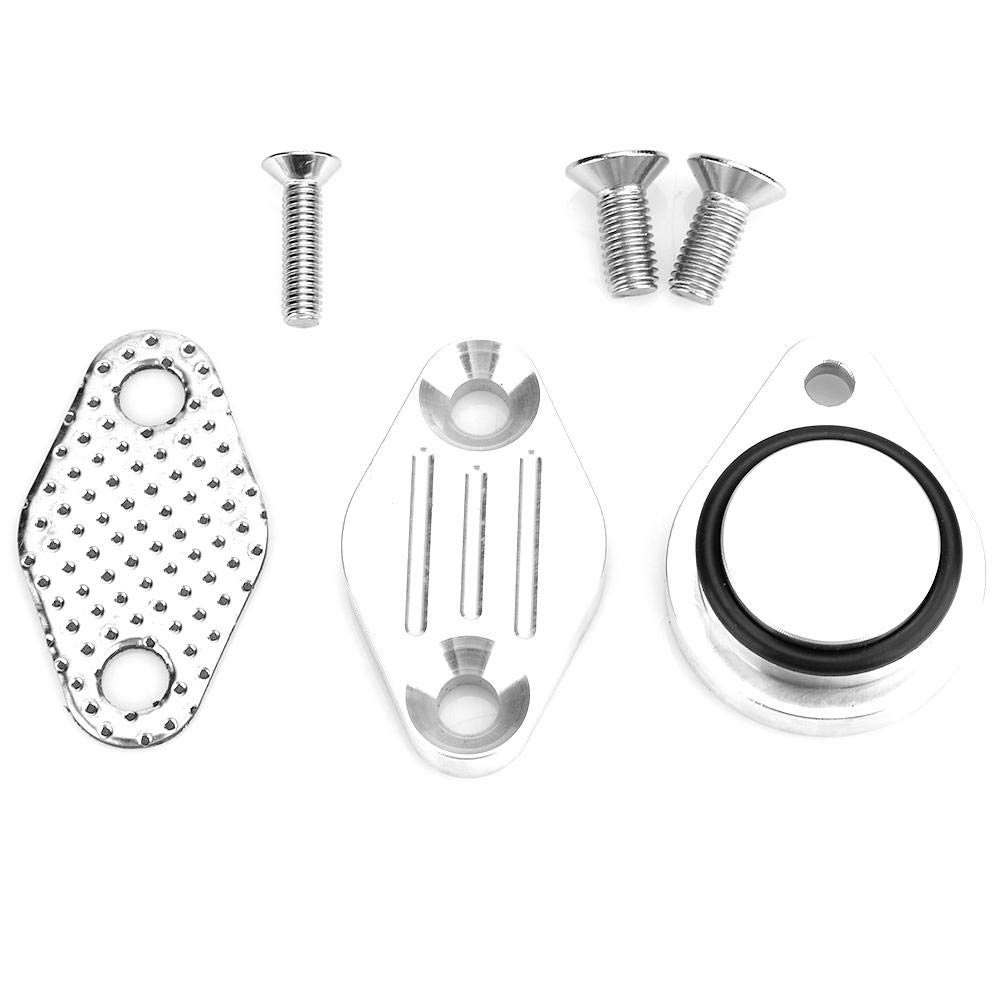 KIMISS EGR Delete Plate Set, EGR Block Off Plate Intake Exhaust Block ...
