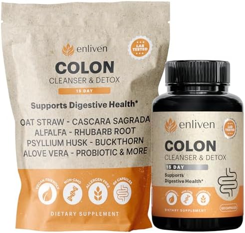 Amazon.com: enliven 15-Day Colon Cleanse for Weight Loss & Digestive ...