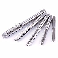 QISF Adjustable Silver T-Handle Ratchet Tap Holder Wrench with 5pcs M3 ...