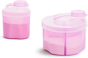 Amazon.com : Munchkin Powdered Formula Dispenser Combo Pack - Pink ...