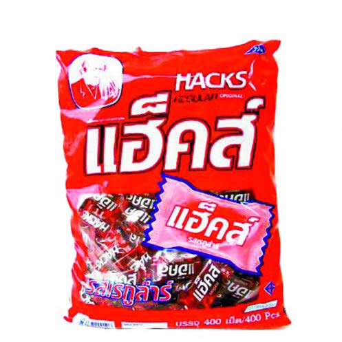 Amazon.com : HACKS CANDY REGULAR FLAVOR (400 TABLETS / 8 PACK ...