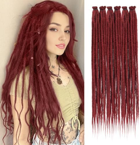 Amazon.com : Toniola Dreadlock Extensions 24 Inch 18 Strands Synthetic ...