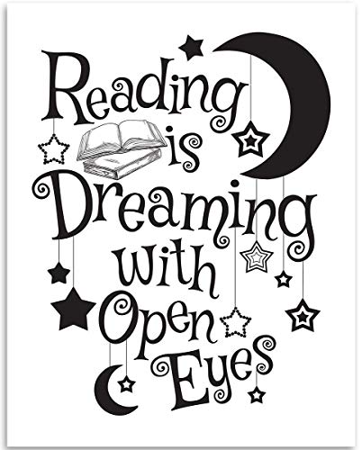 Amazon.com: Reading is Dreaming with Open Eyes - Inspirational Quote ...