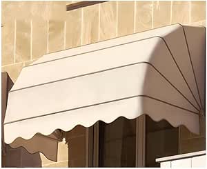 Amazon.com: GRRICEPL French Curved Retractable Awning, Door Window ...