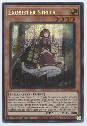 Amazon.com: Exosister Stella - MP23-EN253 - Prismatic Secret Rare - 1st ...