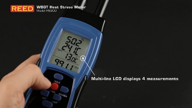 Watch REED R6200 Heat Stress Meter on Amazon Live