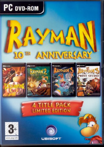 Amazon.com: Ubisoft Rayman 10th Anniversary Limited Edition (4 PC Games ...