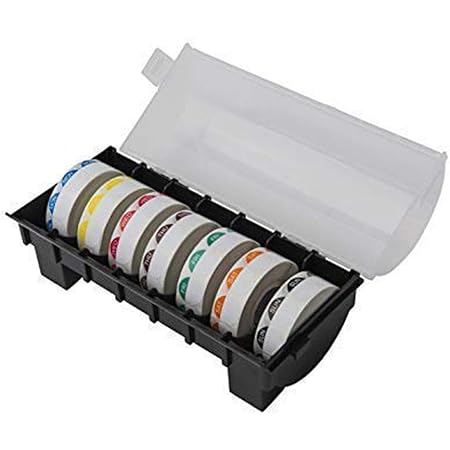 Daymark days of the week labels with dispenser 19mm x 19mm square ...