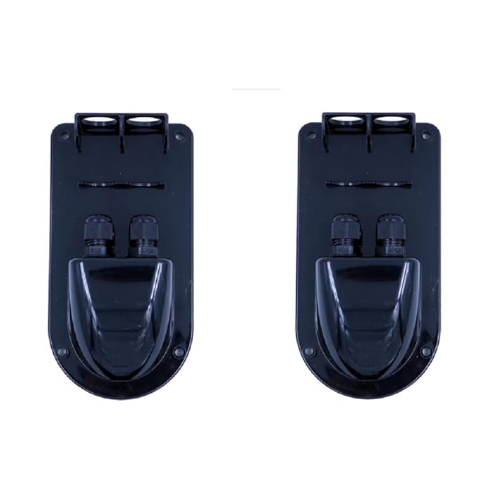Buy 2 of NUZAMAS ABS Double Cable Entry Gland Housing, Solar Panel ...