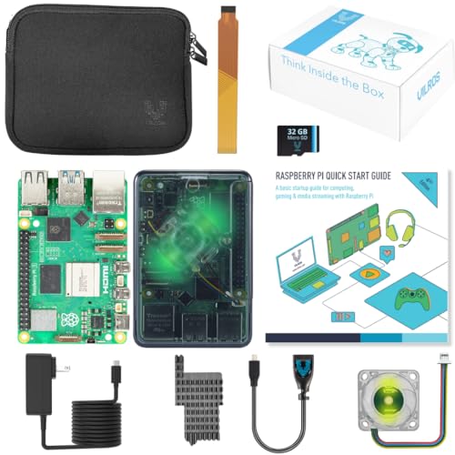 Snapklik.com : Vilros Raspberry Pi 5 GLOWCOOL Starter Kit