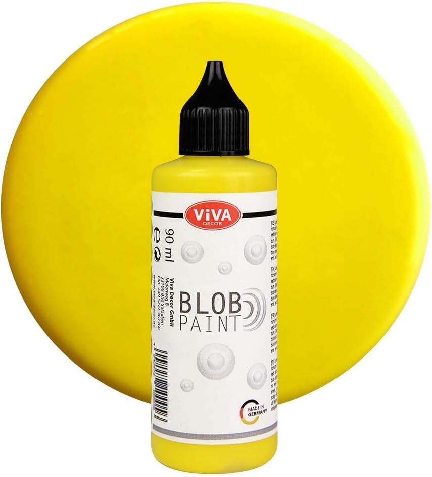 Amazon.com: Viva Decor® Blob Paint (Yellow, 3,04 Fl oz) ready-to-use ...